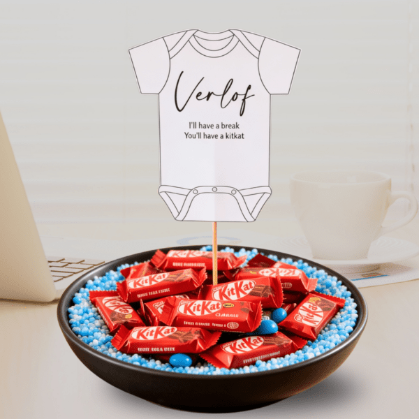 Ik ga met verlof | zwangerschapsverlof | kitkat | printable